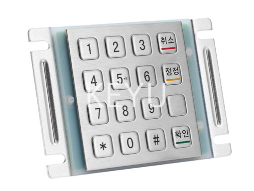 metal pin pad-KY3088BS- metal encrypting pin pad - PCI metal pin pad