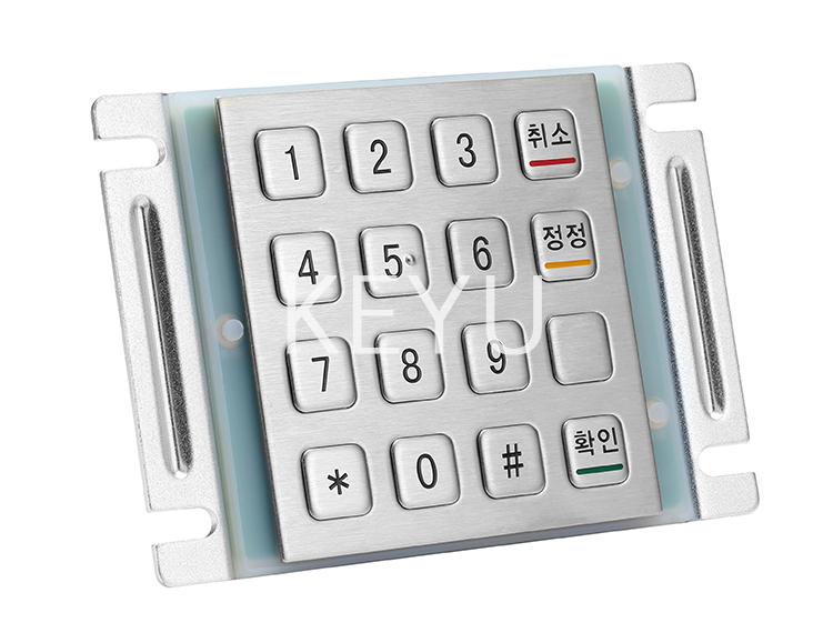 metal pin pad-KY3088BS- metal encrypting pin pad - PCI metal pin pad