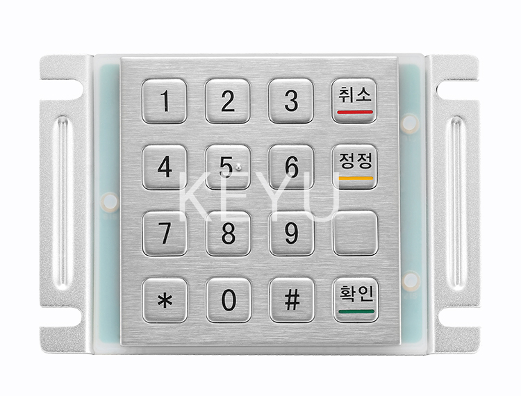 metal pin pad-KY3088BS- metal encrypting pin pad - PCI metal pin pad