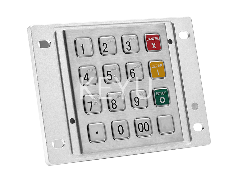 metal PCI EPP PCI PTS- metal keypadShenzhen KEYU Co., Ltd. PCI V5