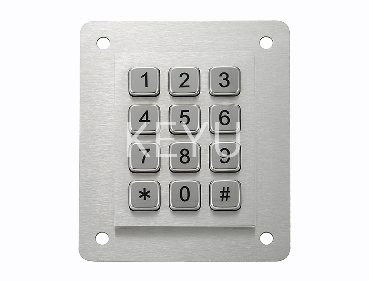 Vending machine keyboard, access control keypad, outdoor keypad