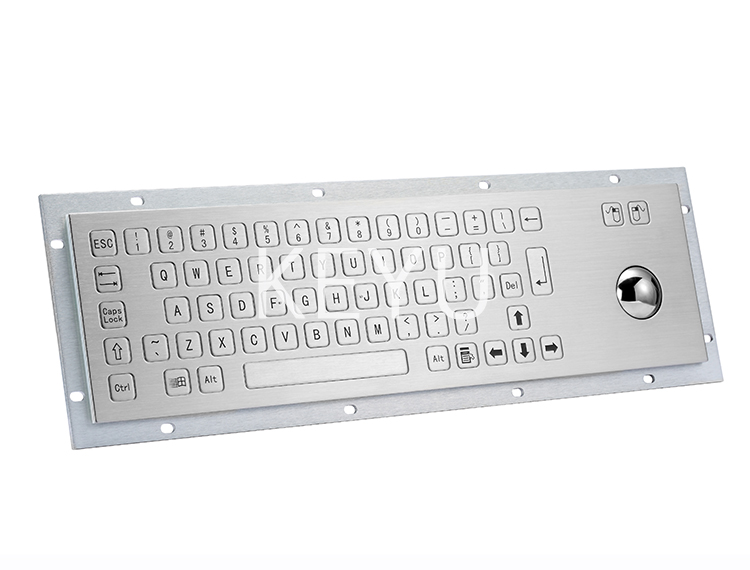 kiosk keyboard with trackball ,vandalproof keyboard with trackball