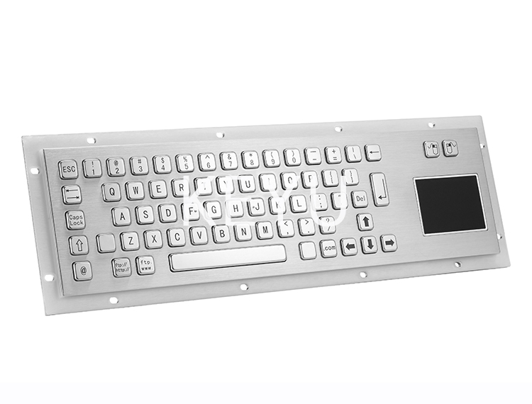 stainless steel keyboard with touchpad ,keyboard with touchpad