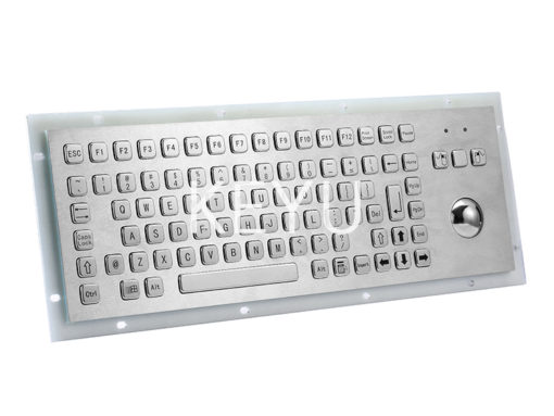 metal keyboard with trackball ,metal keyboard, vandalproof keyboard