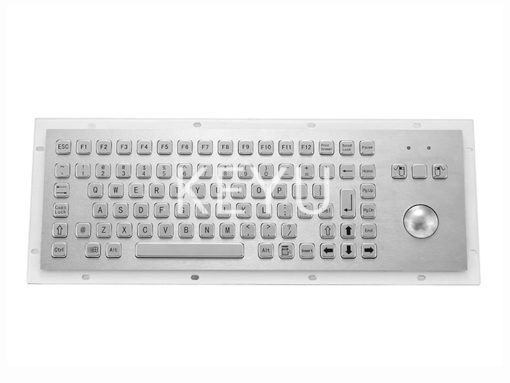 metal keyboard with trackball ,metal keyboard, vandalproof keyboard
