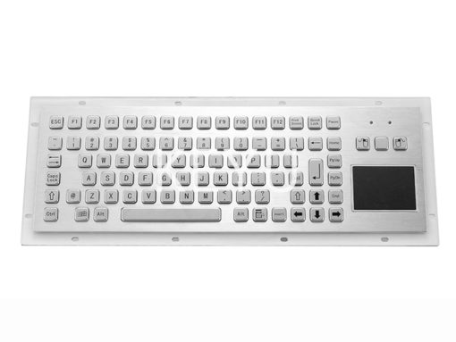 industrial metal keyboard with thouchpad,keyboard with trackball
