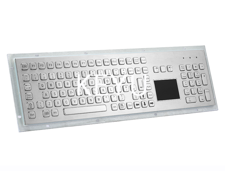 metal keyboard with touchpad, stainless steel keyboard with touchpad
