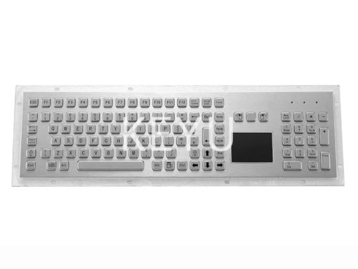 metal keyboard with touchpad, stainless steel keyboard with touchpad