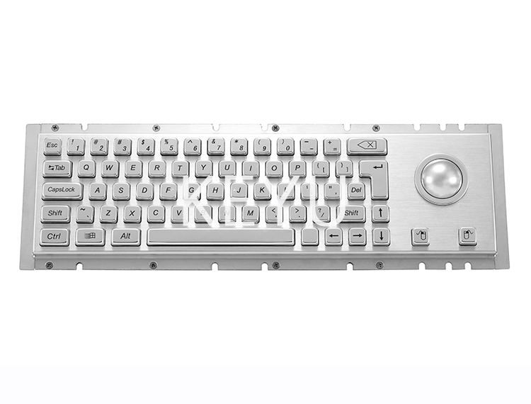 machinery keyboard,industrial keyboard with trackball , metal keyboard