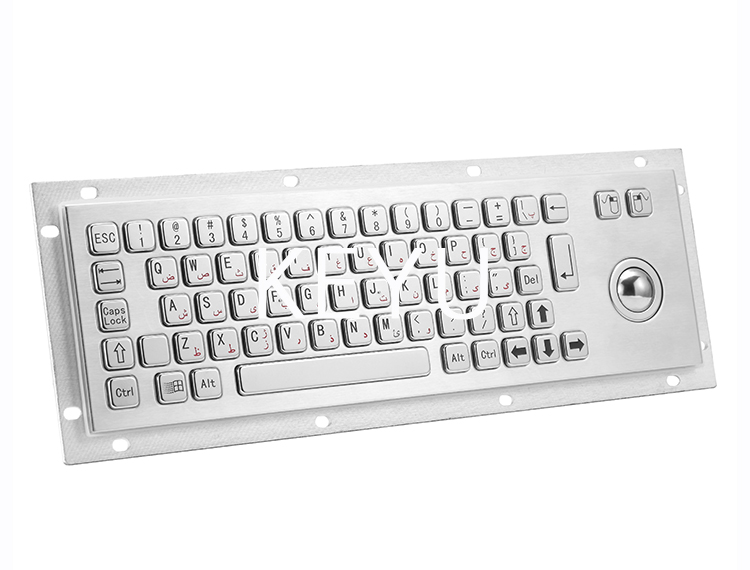 kiosk keyboard , metal keyboard, stainless steel keyboard