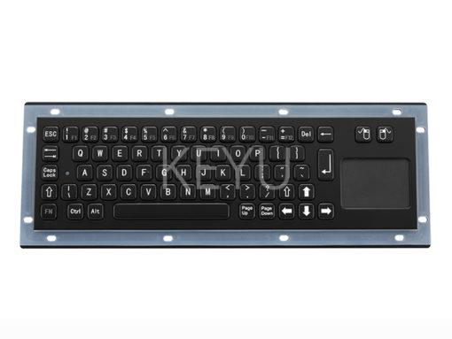 stainless stell keyboard with touchpad,metal keyboard