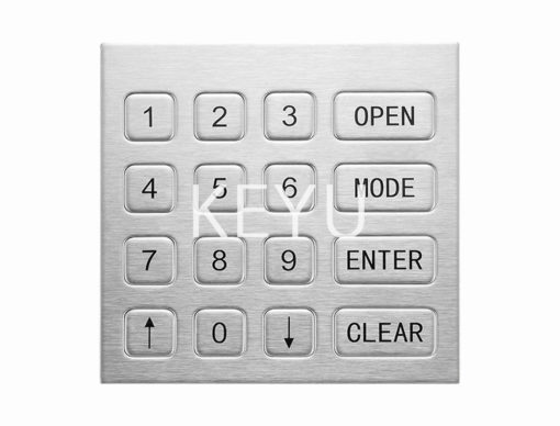 16 key metal keyboard 304 stainless steel Shenzhen KEYU Co., Ltd.