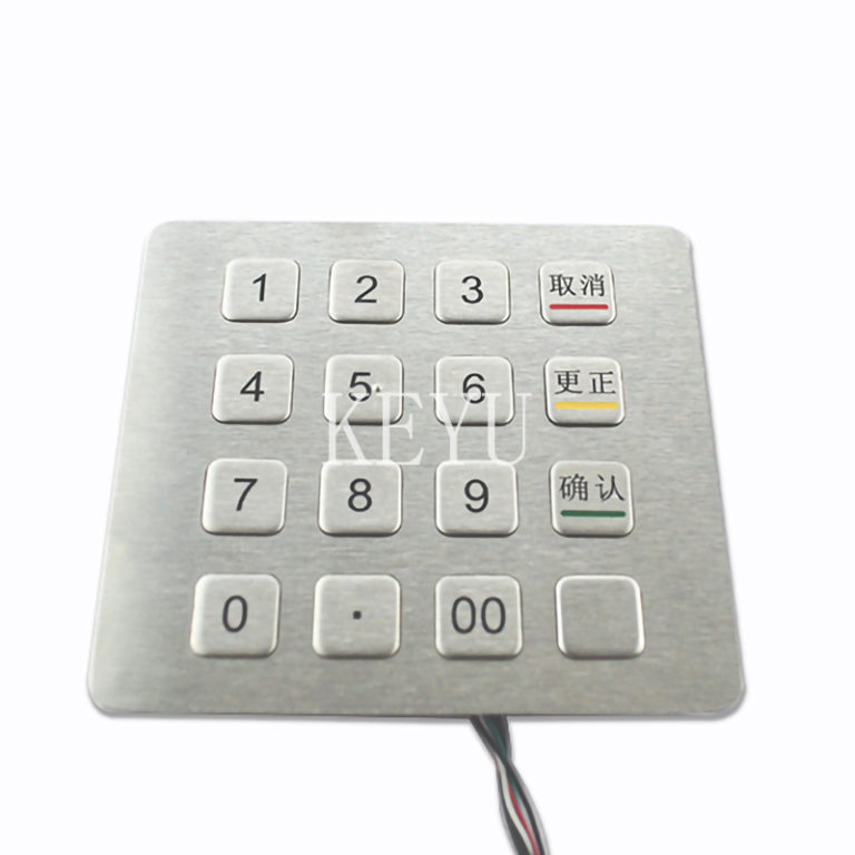 Metal Keypad, SUS304 Stainless Steel Keypad,Mini Pinpad