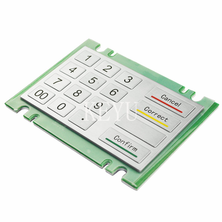 Metal Key Pad, Stainless Steel Keypad, Industrial Keypad