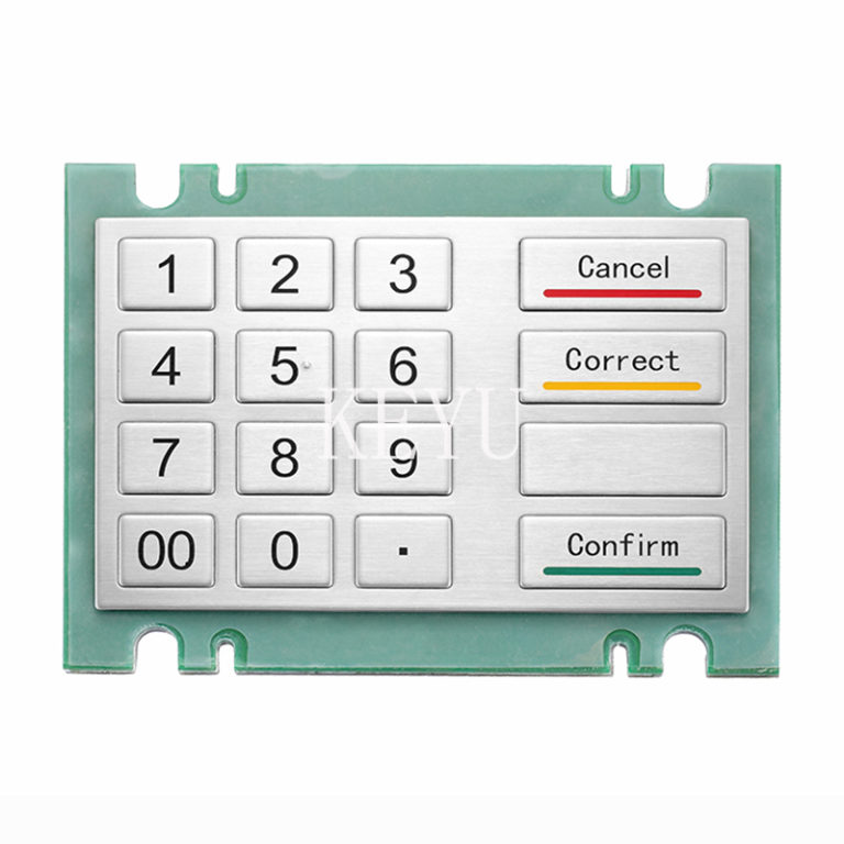 Metal Key Pad, Stainless Steel Keypad, Industrial Keypad