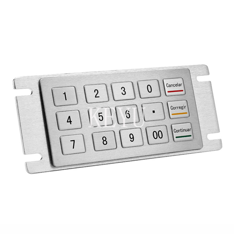 Metal Keypad, Mini Keypad, Stainless Steel Keypad