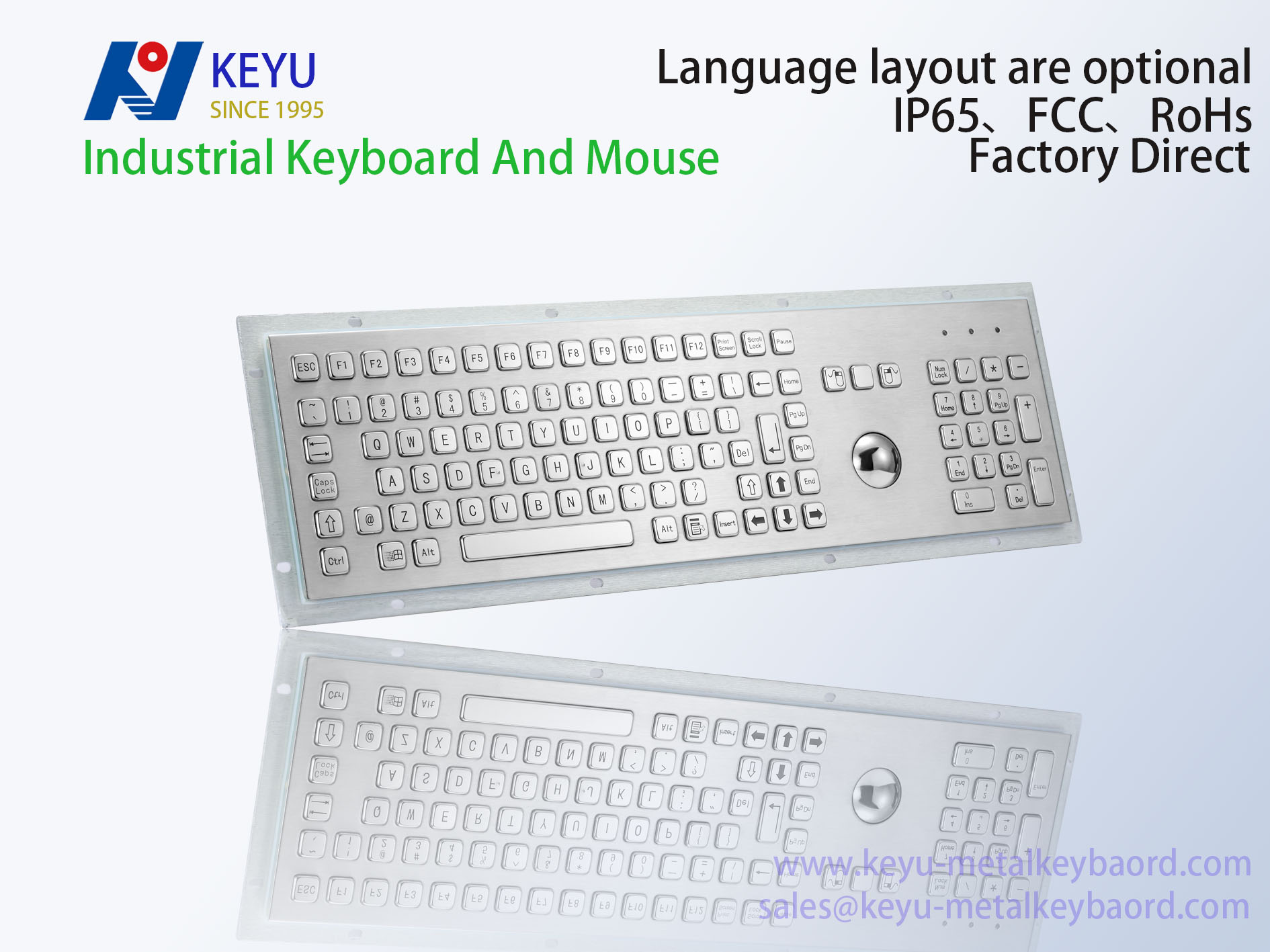 How to maintain the industrial metal keyboards?